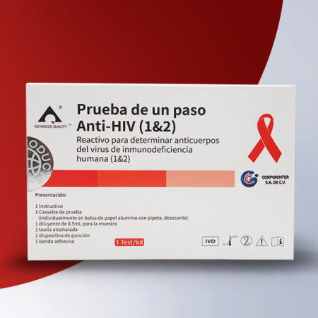 Kit Individual Prueba de un Paso HIV 1&2 - Grupo Corporinter