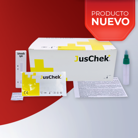 JusChek® Salmonella typhi Antigen Rapid Test Cassette - Grupo Corporinter